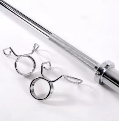 MAXUM 4 ft Olympic Hard Chrome Straight Bar | MAXUM Fitness