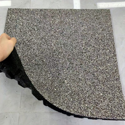 Premium EZ Rubber Gym Mat – Grey | MAXUM Fitness