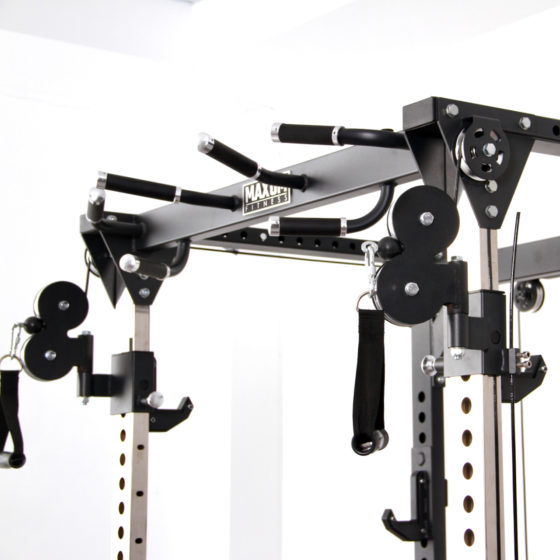 MAXUM F-220 – Plate-Loaded Functional Trainer Power Rack Home Gym