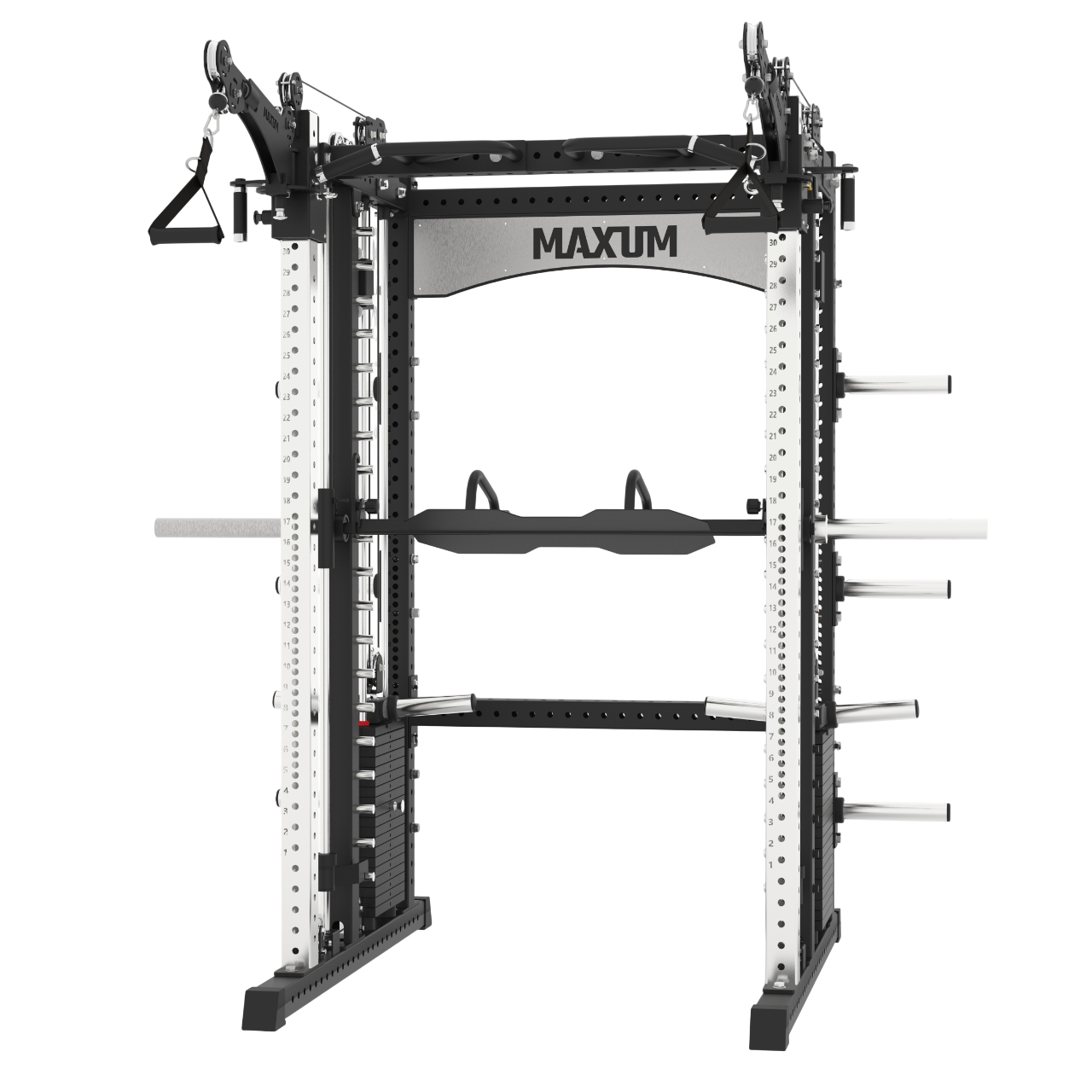 MAXUM SX2 Smith Machine Functional Trainer Squat Rack