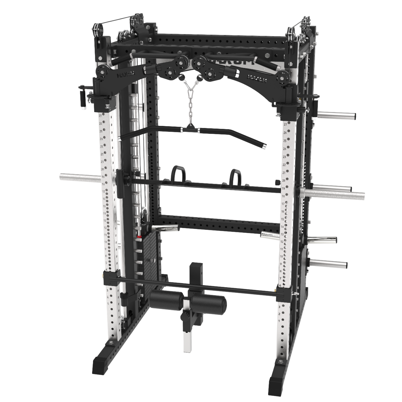 MAXUM SX2 Smith Machine Functional Trainer Squat Rack