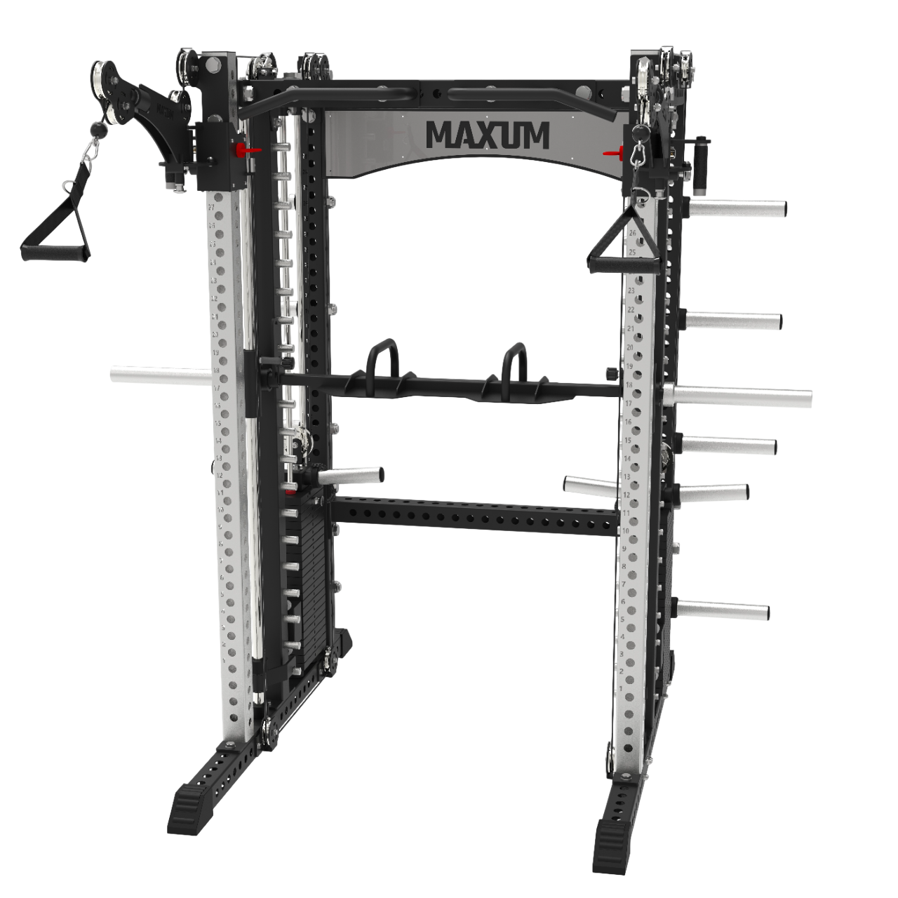MAXUM X3 Smith Machine Functional Trainer Squat Rack Home Gym