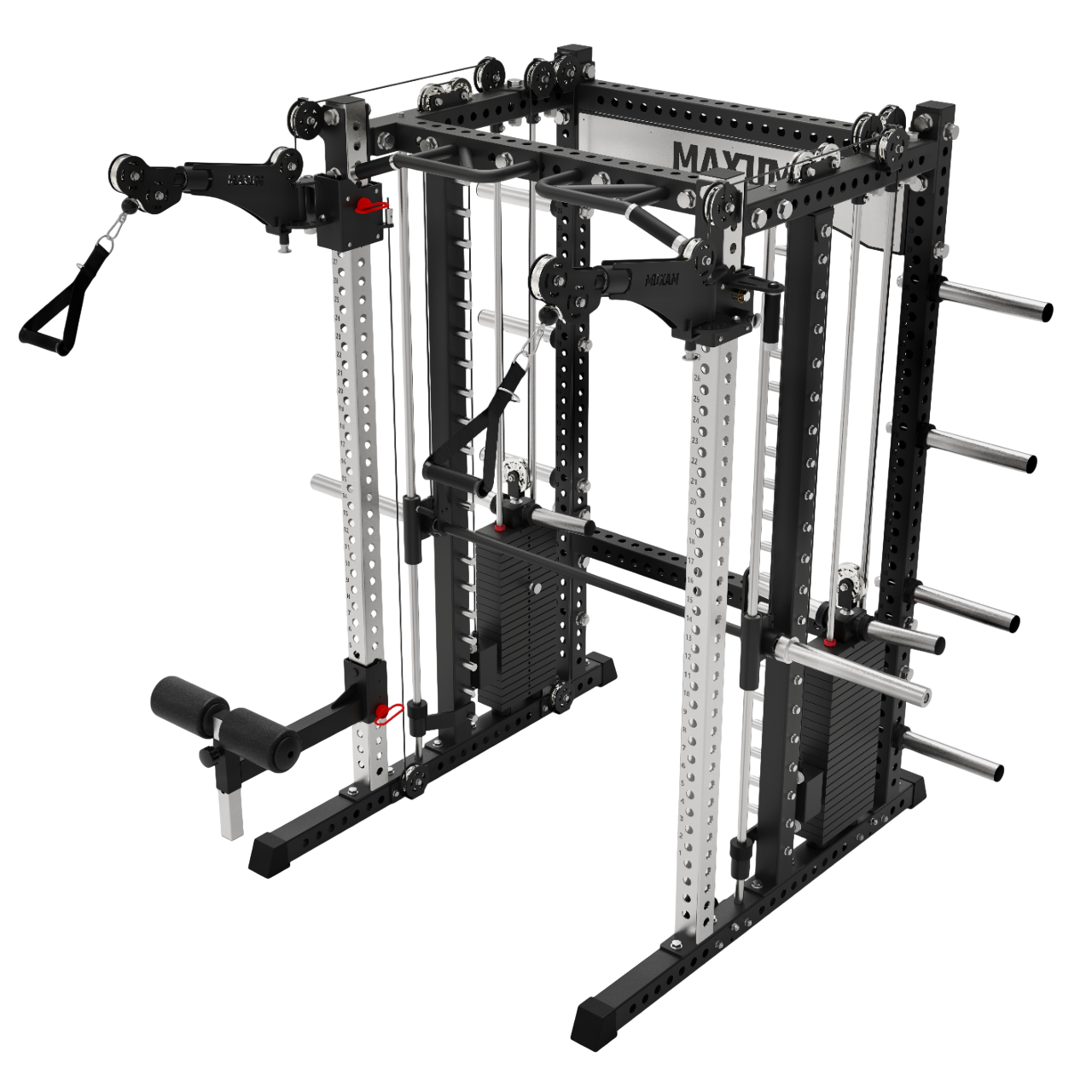 MAXUM X3 Smith Machine Functional Trainer Squat Rack Home Gym