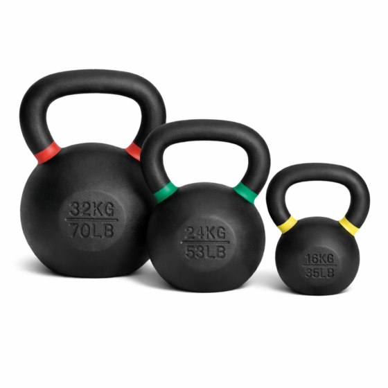 MAXUM Powder Coated Kettlebells Canada | Cast Iron